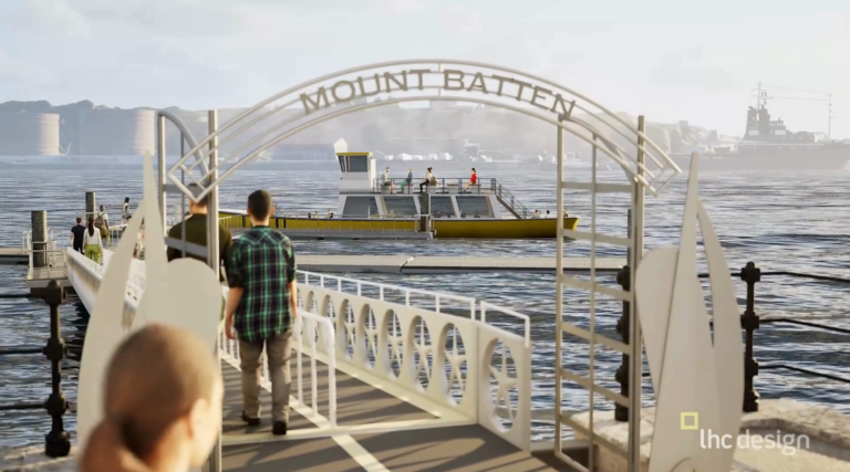 Work begins to transform the Mount Batten Pontoon into a safer, more ...